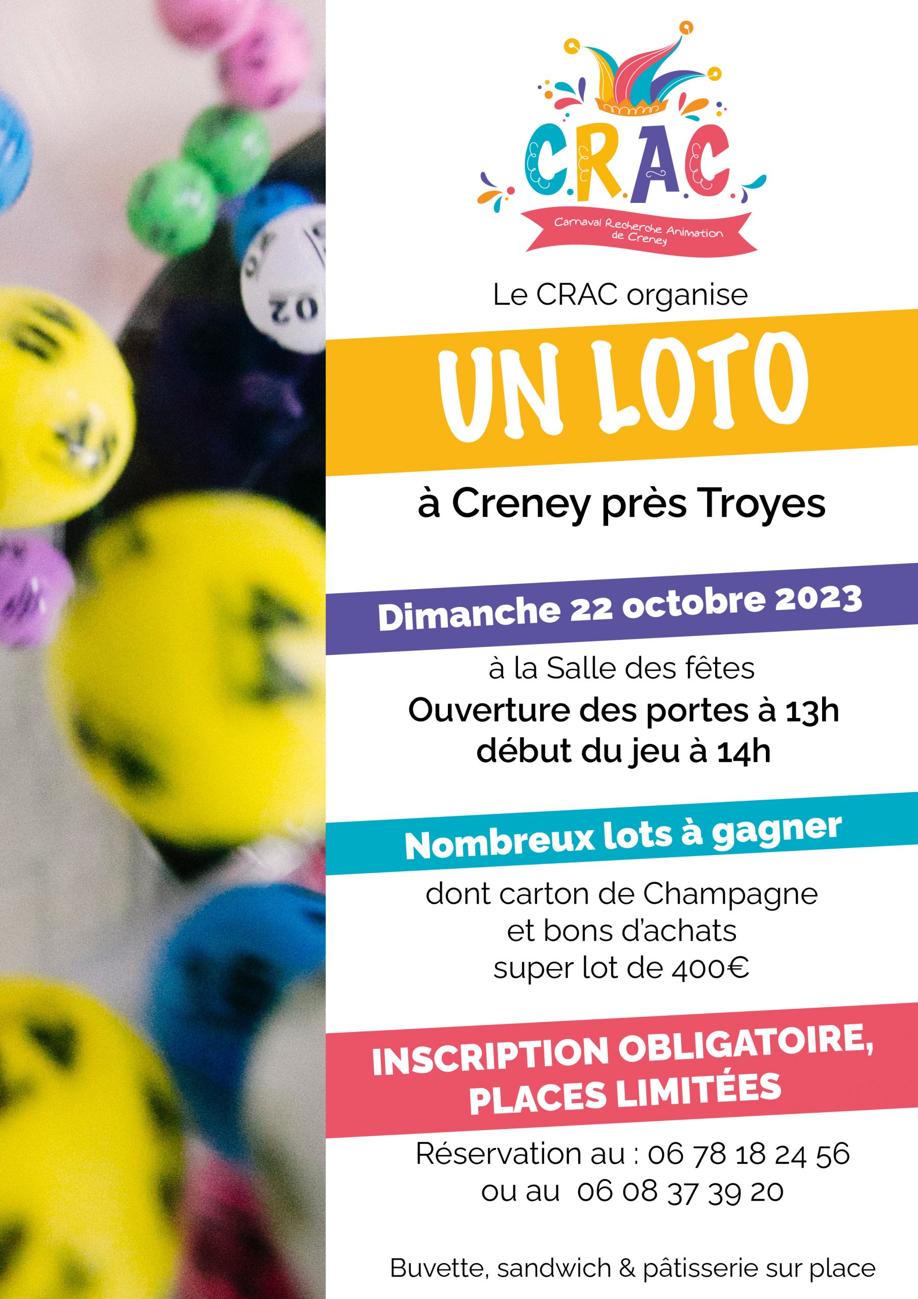 LOTO du CRAC 2023 - CRAC - Carnaval Creney